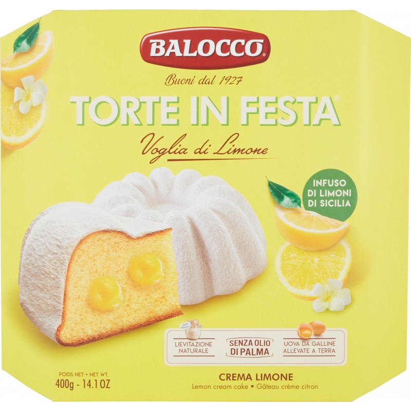 Balocco Torte In Festa Voglia Di Limone Dolce Confezionato gr.400