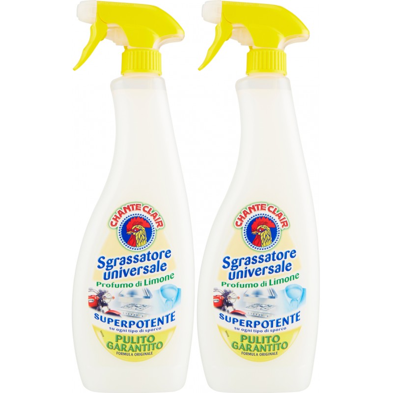 Chanteclair Sgrassatore Universale Al Limone Superpotente Trigger x2