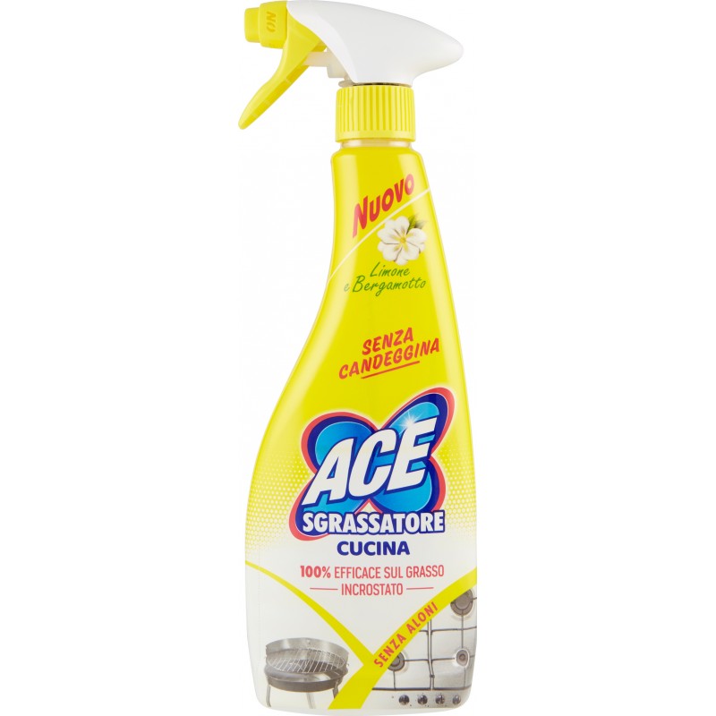 Ace Sgrassatore Per Cucina Spray Con Limone E Bergamotto ml.500