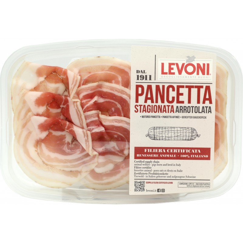levoni pancetta stagionata g100