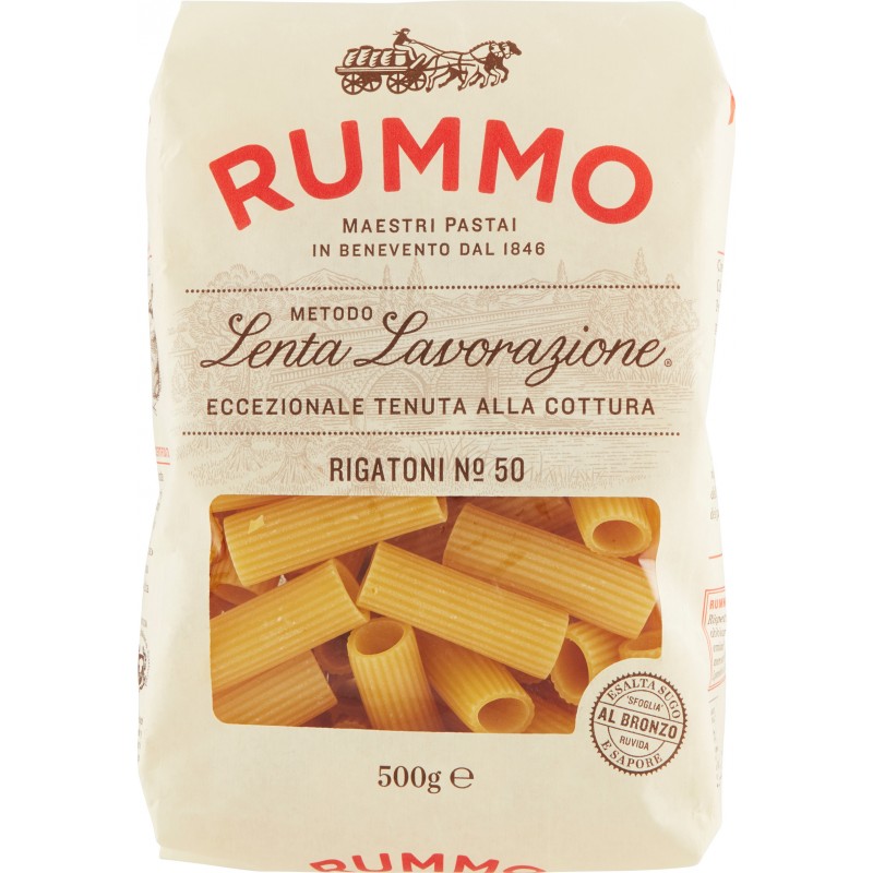 Rummo Rigatoni Pasta Di Semola Grano Duro gr.500 | Scopri Cicalia