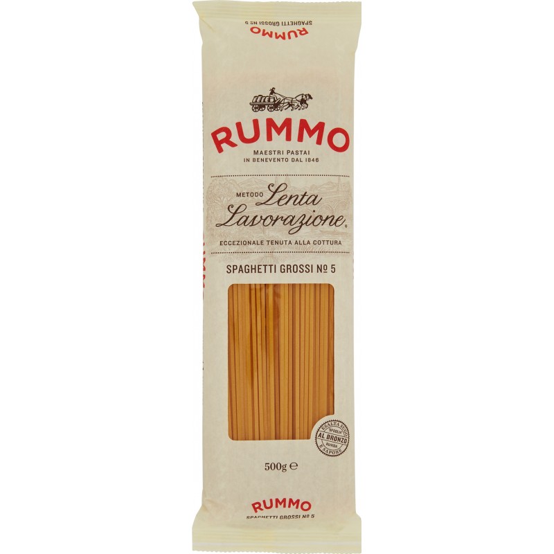 rummo pasta spaghetti grossi n.5 gr.500