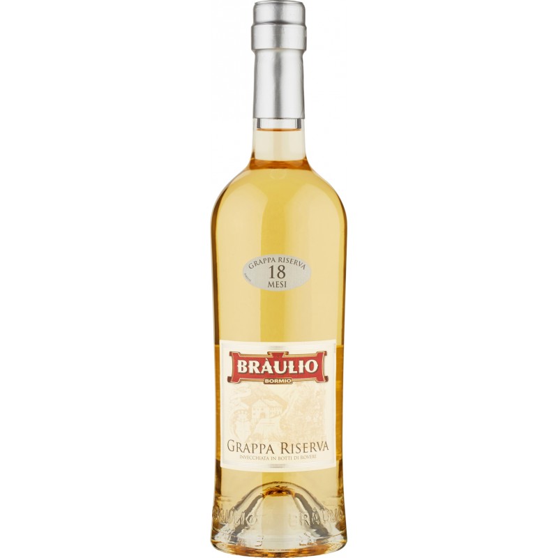 braulio grappa riserva 18 mesi cl.70