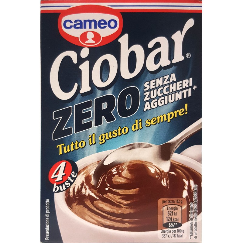 Ciobar Zero Cameo 4x 19 gr | Ordinalo ora su Cicalia