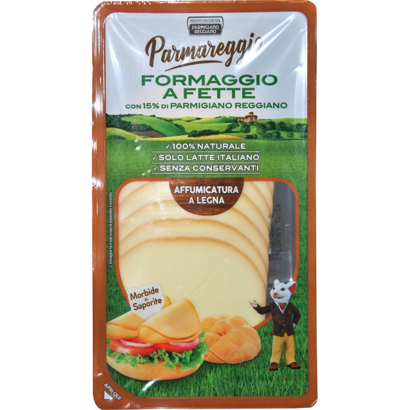 Formaggio a fette Parmareggio affumicato a legna | Ordinalo ora su Cic