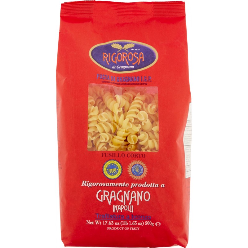 rigorosa pasta fusillo corto gr.500