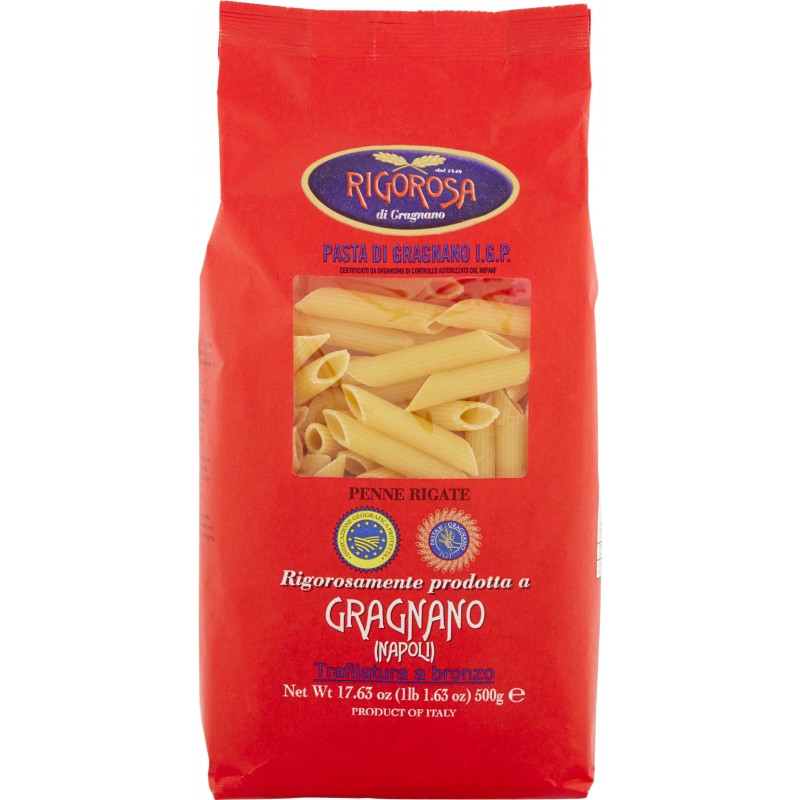 rigorosa pasta penne rigate IGP gr.500