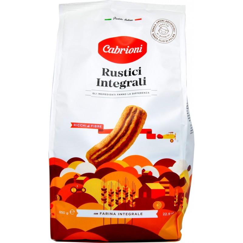 cabrioni bisc. rustici integrali gr.650