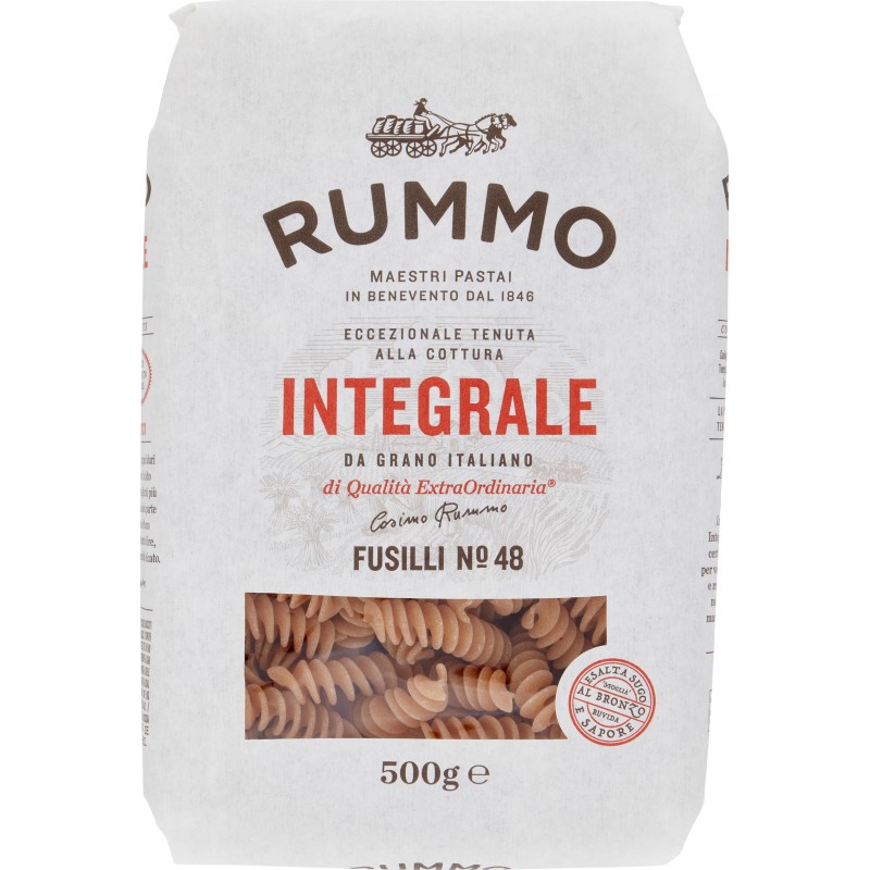 rummo pasta fusilli integr.n.48 gr.500