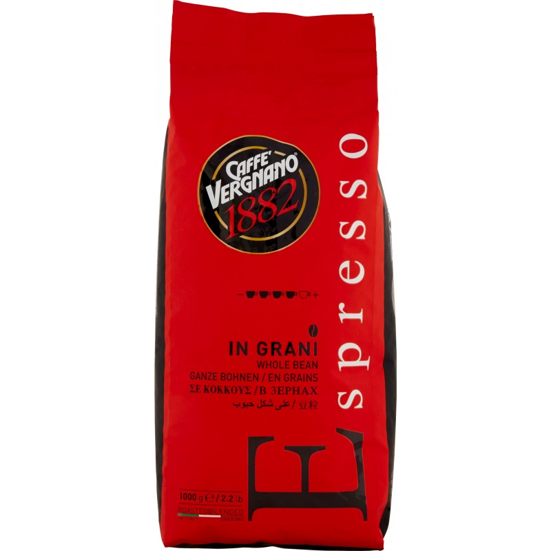 caffe vergnano espresso in grani kg1