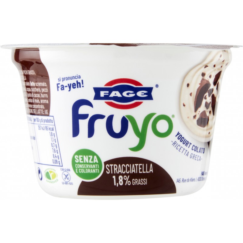 fage yogur fruyo stracciatella 1,8% g150