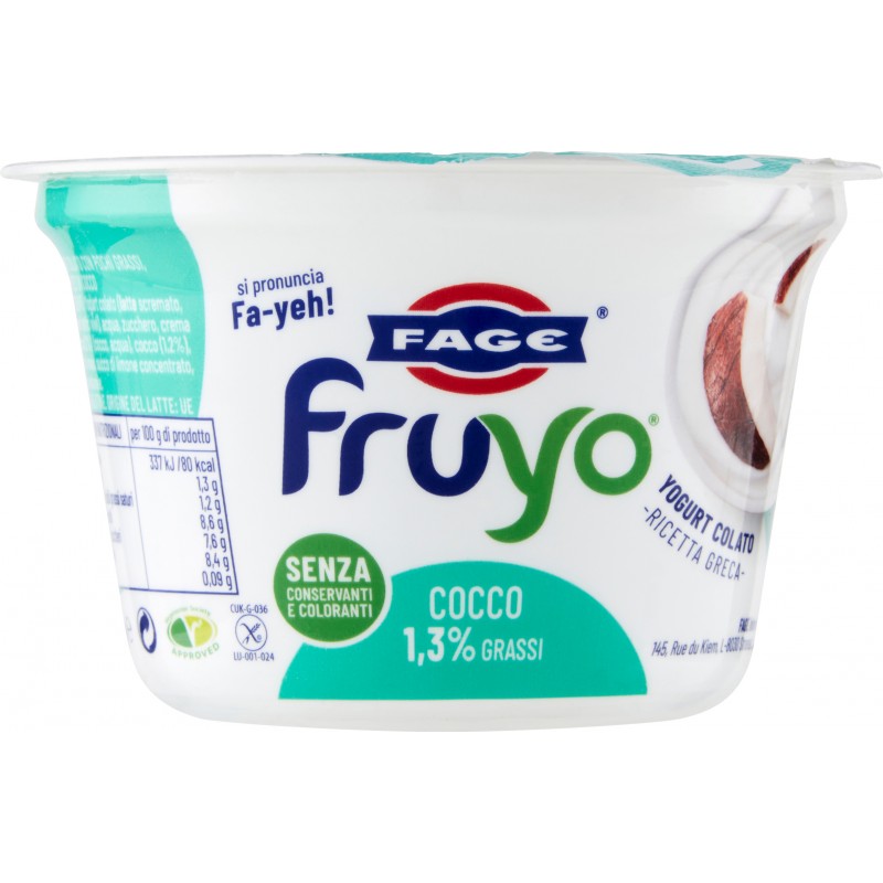 fage yogur fruyo cocco 1,3% gr150