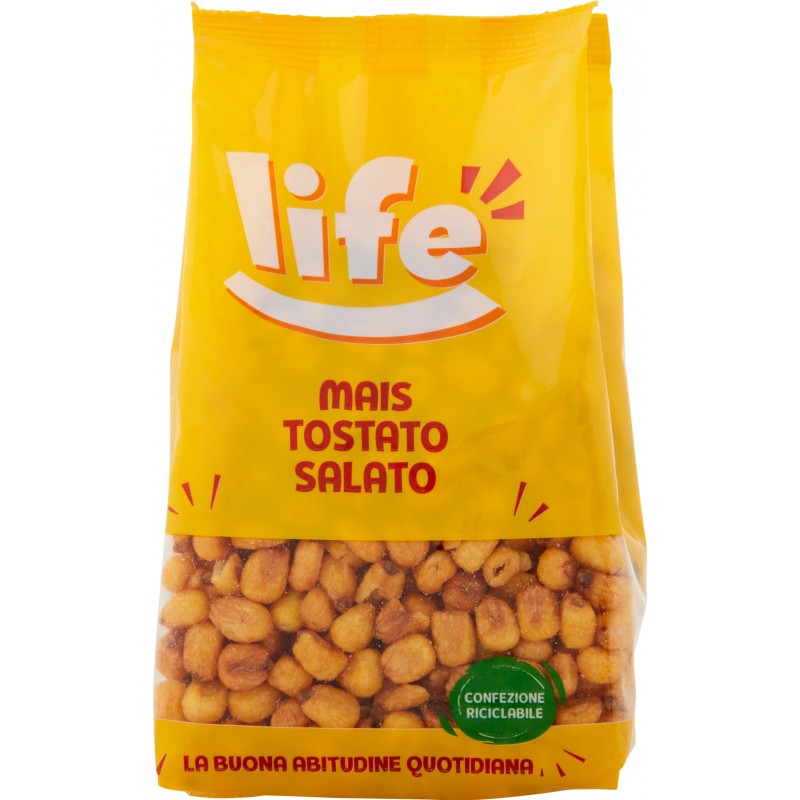 Life Mais Tostato e Salato Sacchetto gr. 250 | Scopri Cicalia