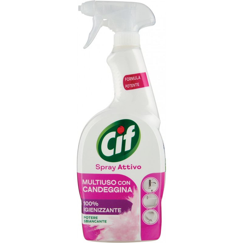 cif spray attivo candeggina ml650