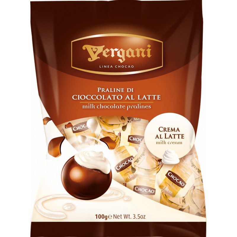 vergani praline crema latte gr100