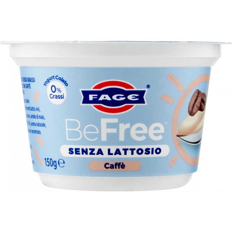 fage yogurt befree 0% caffe' gr150