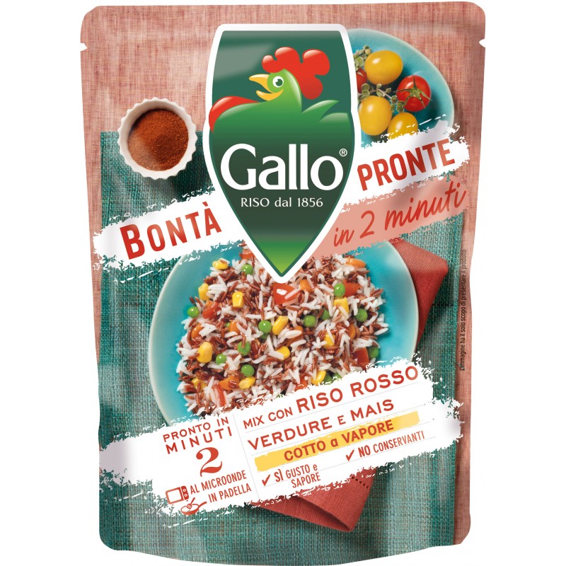 riso gallo bonta' pronte mix riso rosso