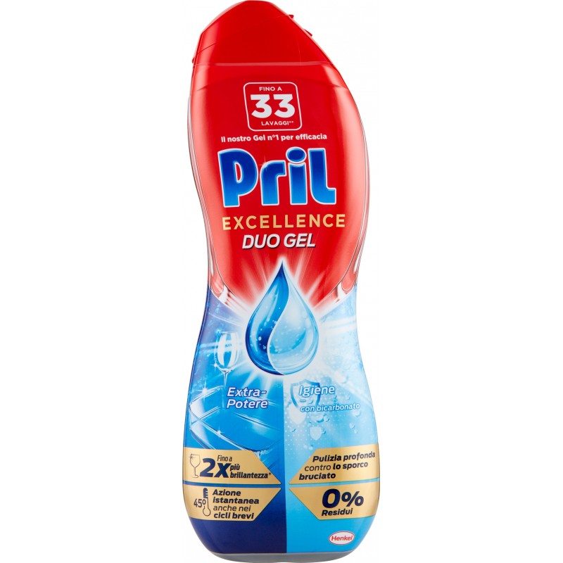 pril excellence duo gel igiene ml600