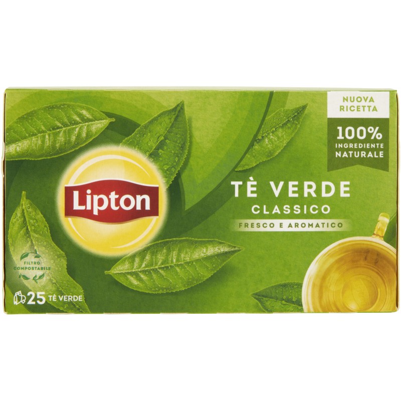 lipton the verde classico x25 filtri