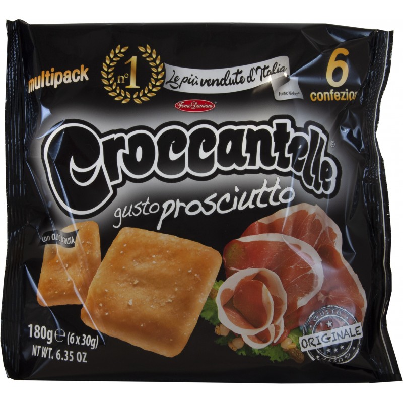 croccantelle prosciutto multipack 6x30gr