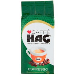 Hag Caffe Espresso Decaffeinato Macinato Busta 250 Gr | Cicalia.com