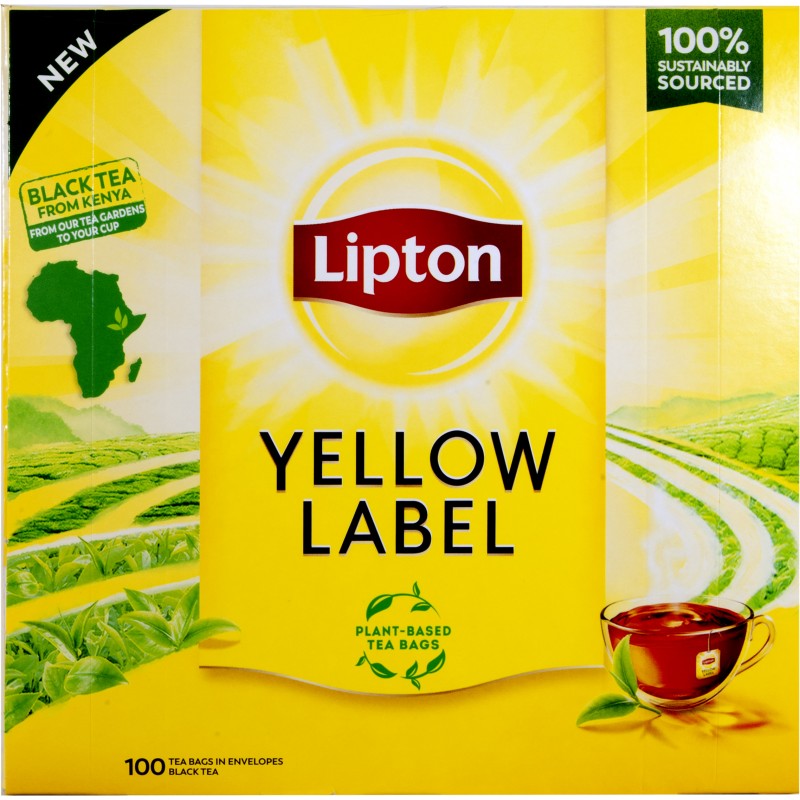 lipton the yellow label classic x100 fil