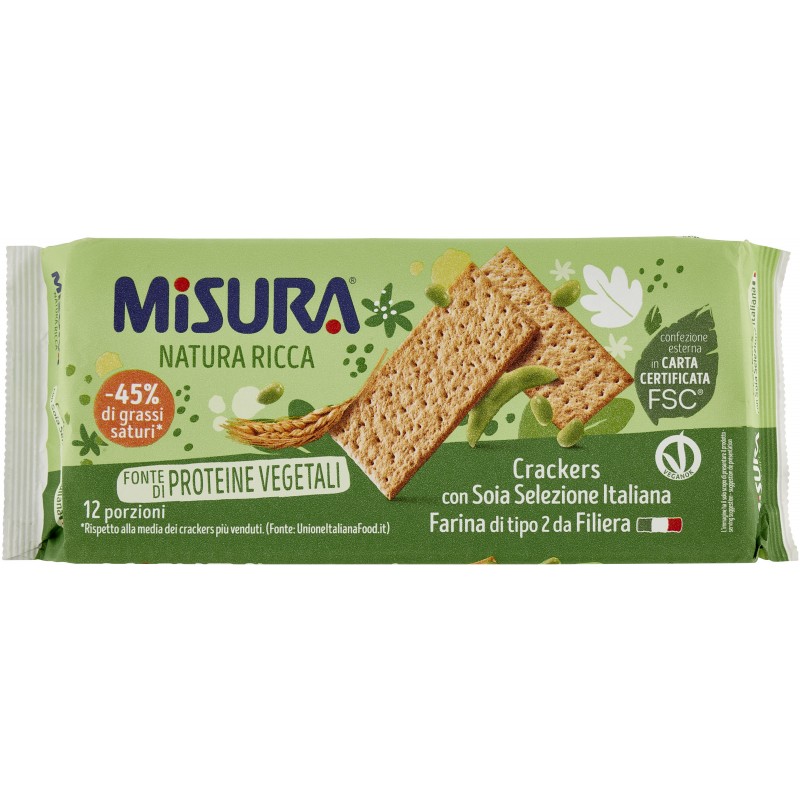 misura cracker protein soia x12 g400