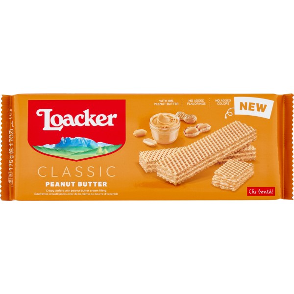 loacker wafer peanut butter gr.175