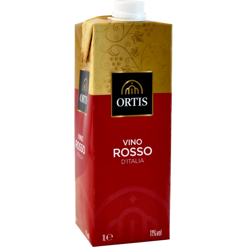 ortis vino rosso italia brick lt.1