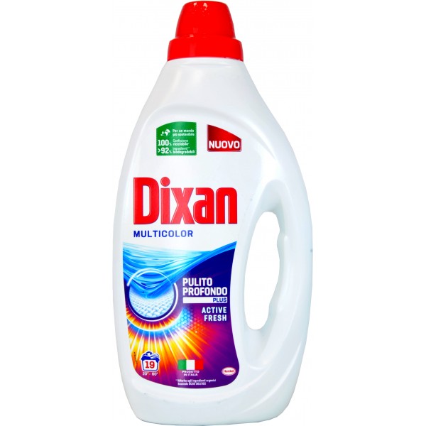 dixan det liquido multicolor 19l ml950