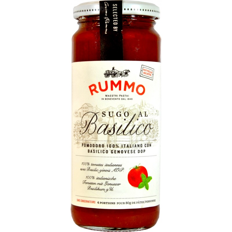 rummo sugo basilico gr.340
