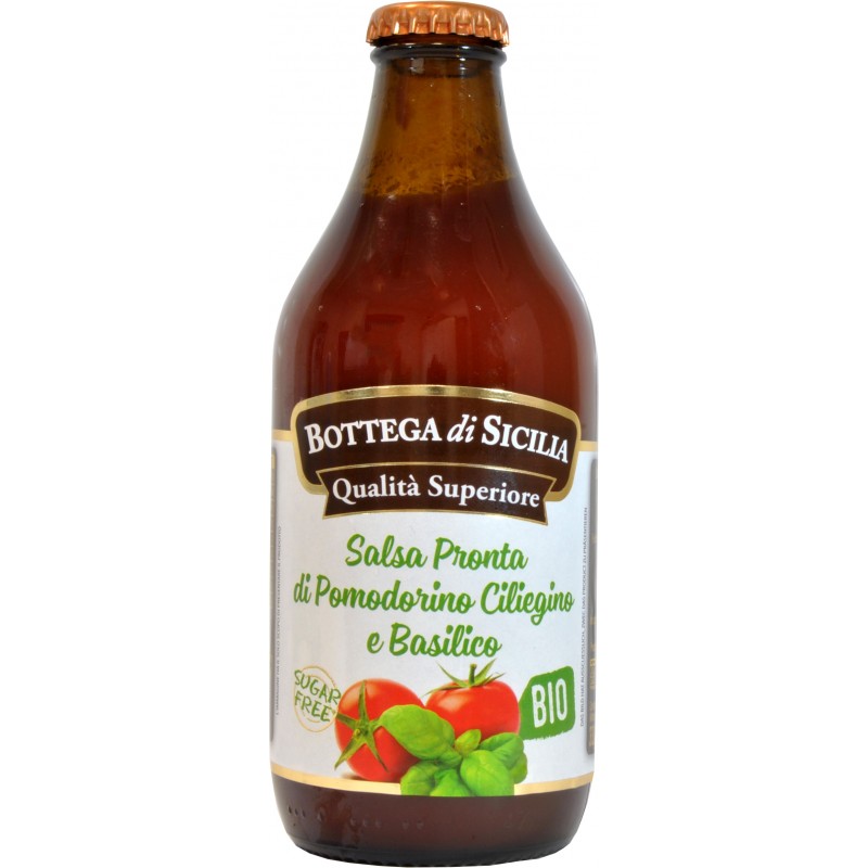 salsa pronta pom.cil. c/basilic bio g300