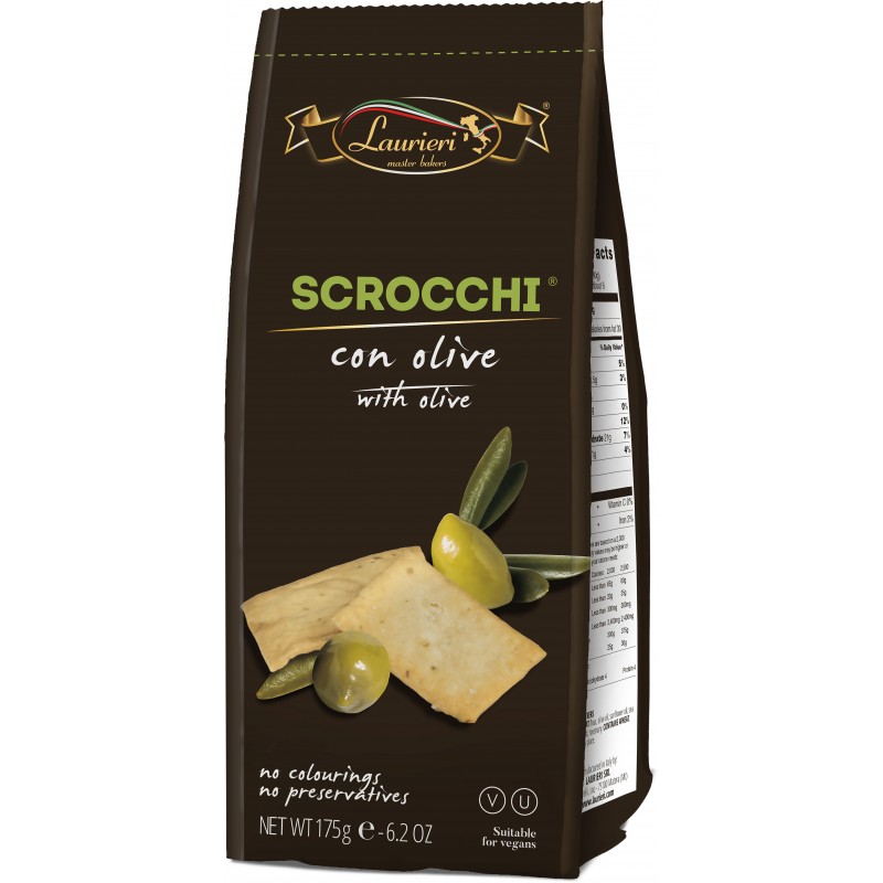 laurieri scrocchi con olive gr 175