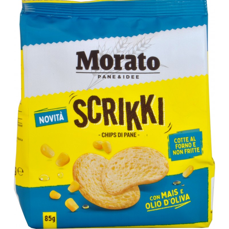 morato scrikki chips di pane c/mais gr85