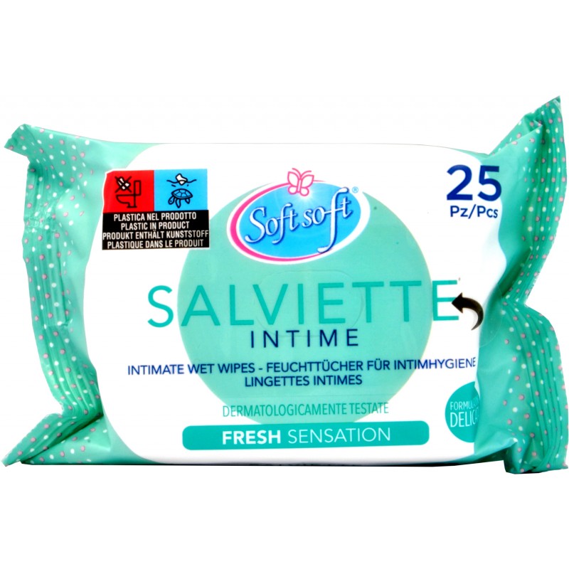 soft soft salviette intime fresh pz 25