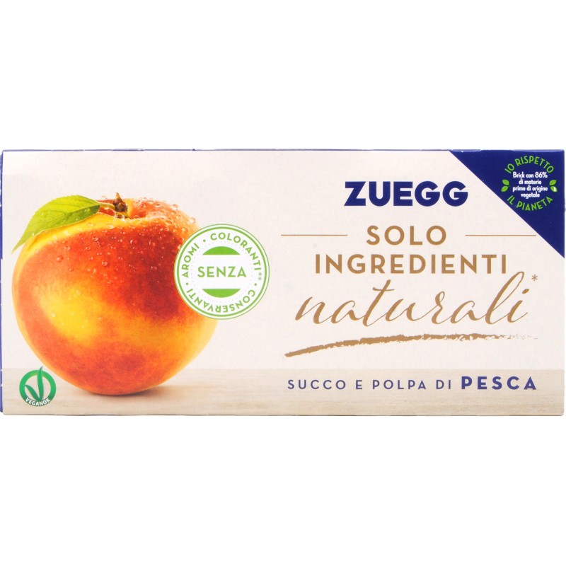 zuegg succhi pesca ml200x3