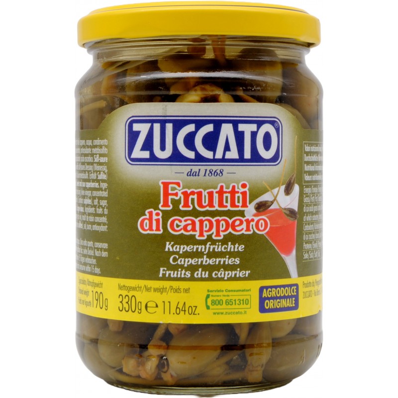 zuccato frutti cappero agrodolce ml370