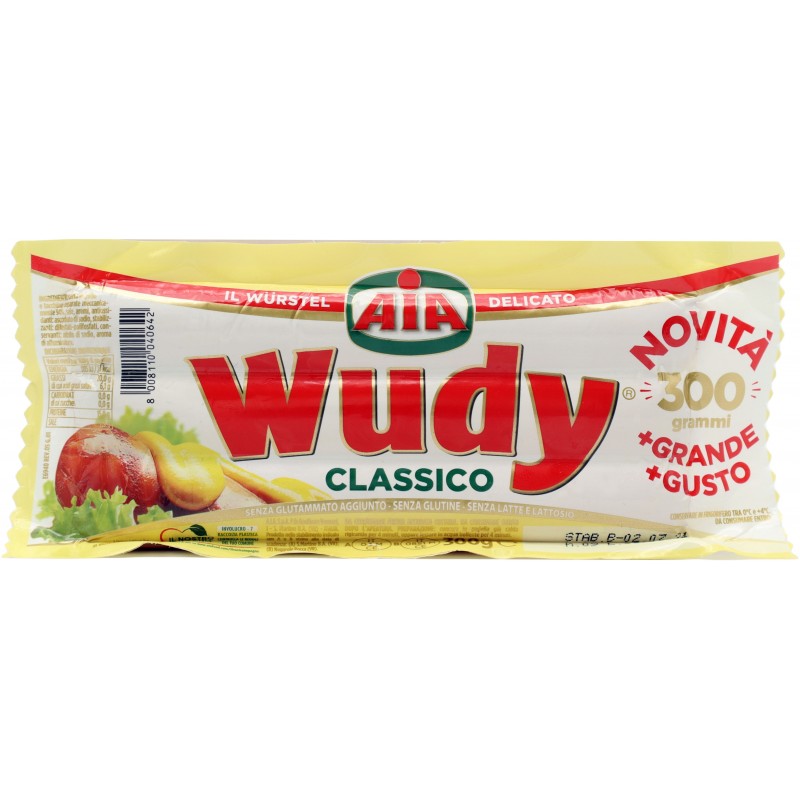 aia wudy wurstel classico gr.300