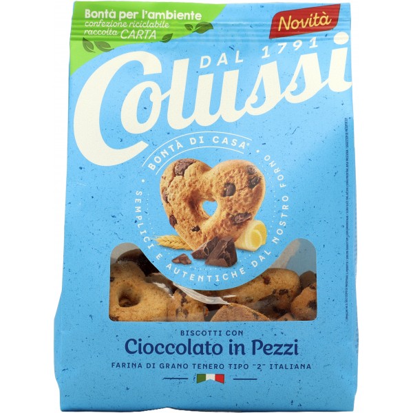 colussi bisc.cioccolato pezzi gr500