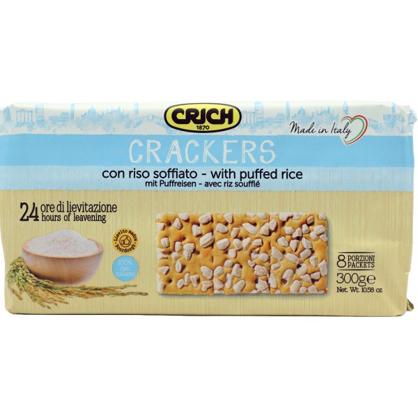 crich crackers c/riso soffiato gr300
