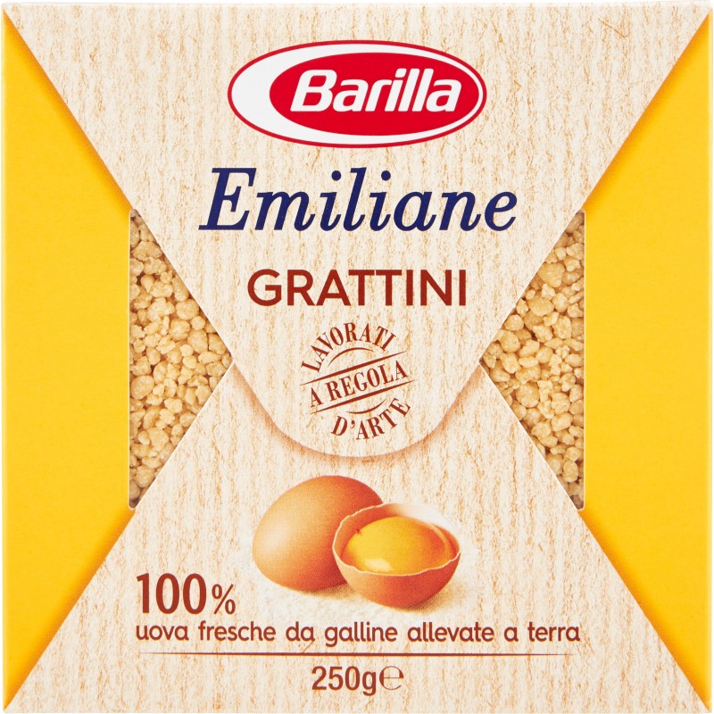 Barilla Emiliane Pasta All'Uovo Grattini gr. 250 | Visita Cicalia
