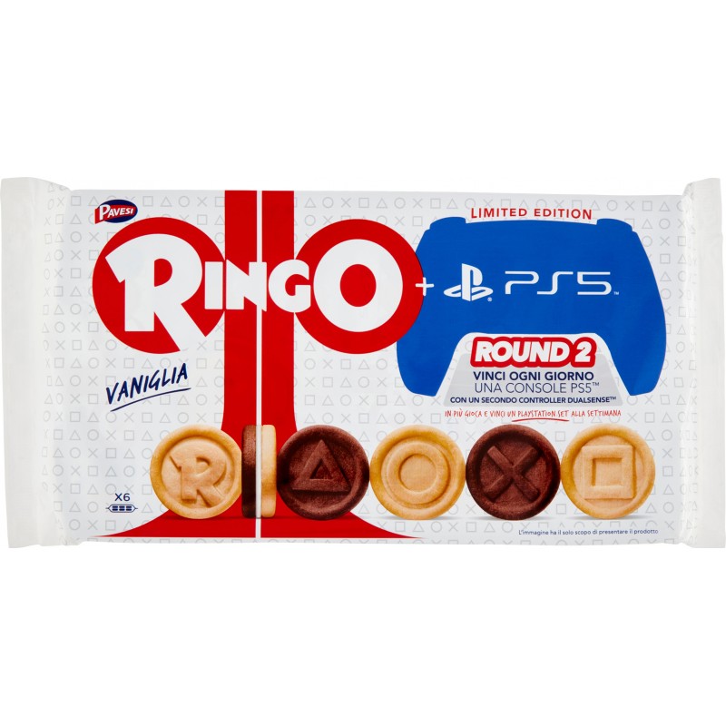 Pavesi Ringo Biscotti Ripieni Al Gusto Vaniglia 330 Gr | Cicalia,com